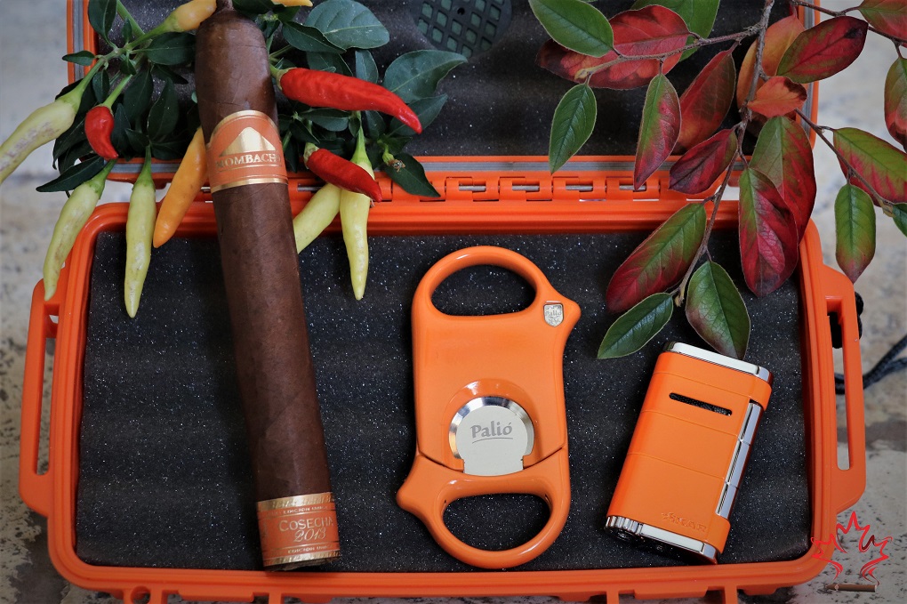 Cigar Caddy 3400-R Blaze Orange 5 Cigar Travel Humidor